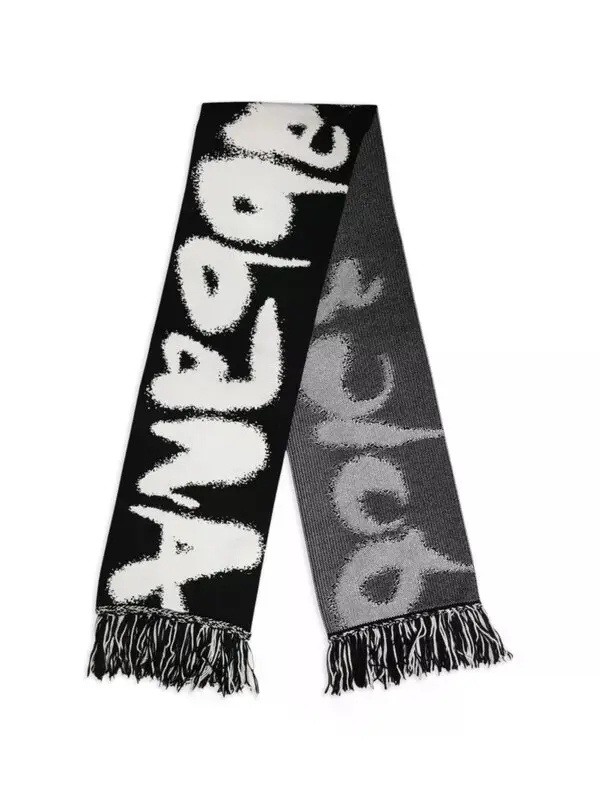 Dolce & Gabbana Logo-intarsia Fringed Scarf