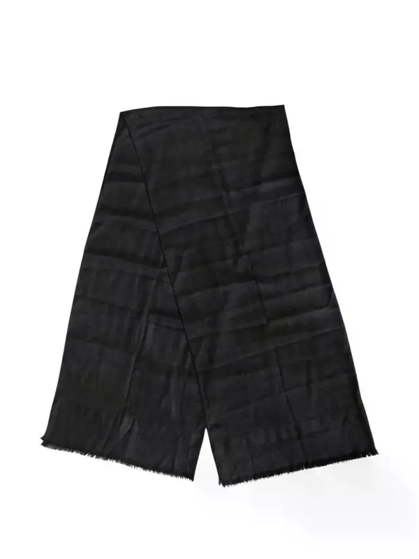 Dolce & Gabbana Herringbone-pattern Fringed Scarf
