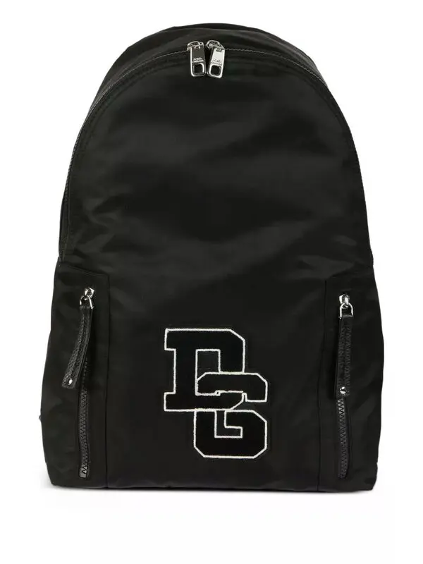Dolce & Gabbana Logo Detail Backpack - Black