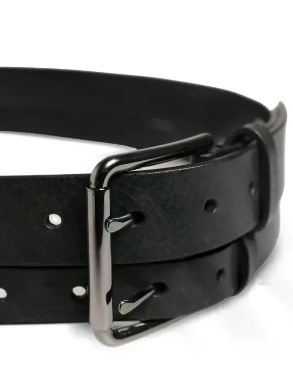 Dolce & Gabbana Double Strap Leather Belt