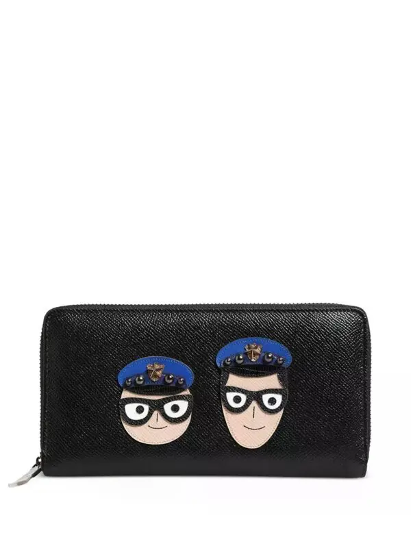 Dolce & Gabbana Cartoon-patch Wallet - Black