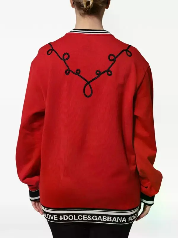 Dolce & Gabbana Embellished Crewneck Sweatshirt