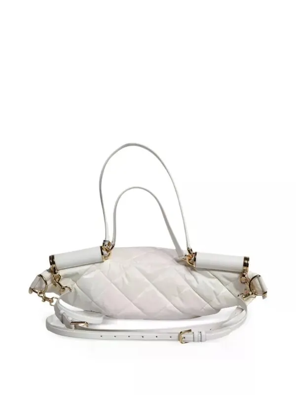 Dolce & Gabbana Quilted Logo Plaque Belt Bag