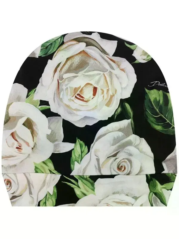 Dolce & Gabbana Floral Print Turban Hat