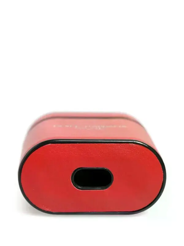 Dolce & Gabbana Logo-print Leather Airpods Case