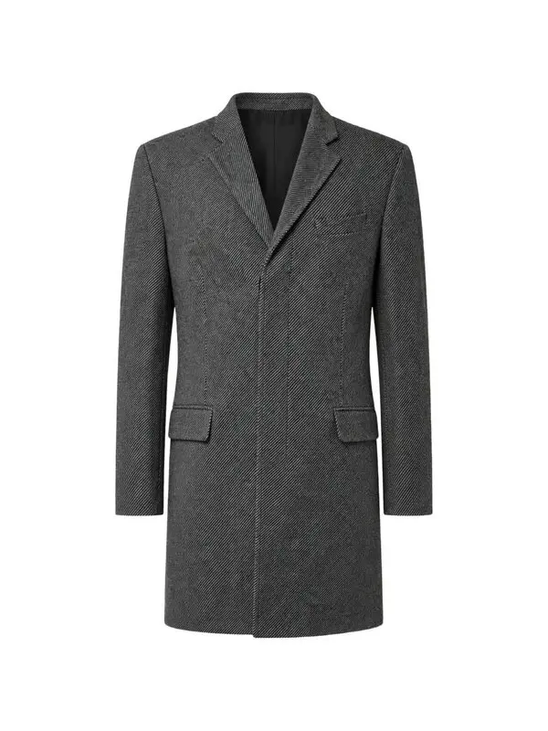 Dolce & Gabbana Chevron Single-breasted Coat