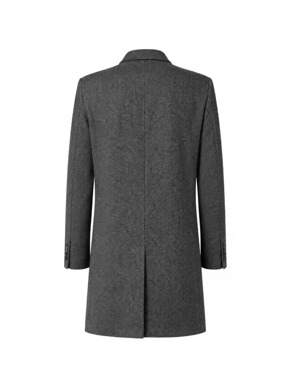 Dolce & Gabbana Chevron Single-breasted Coat