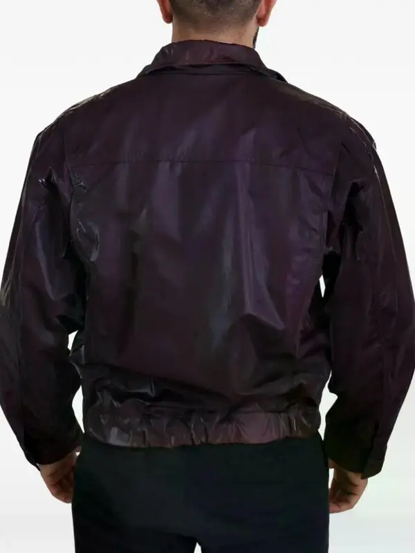 Dolce & Gabbana Lightweight Biker Jacket With Glossy Finish