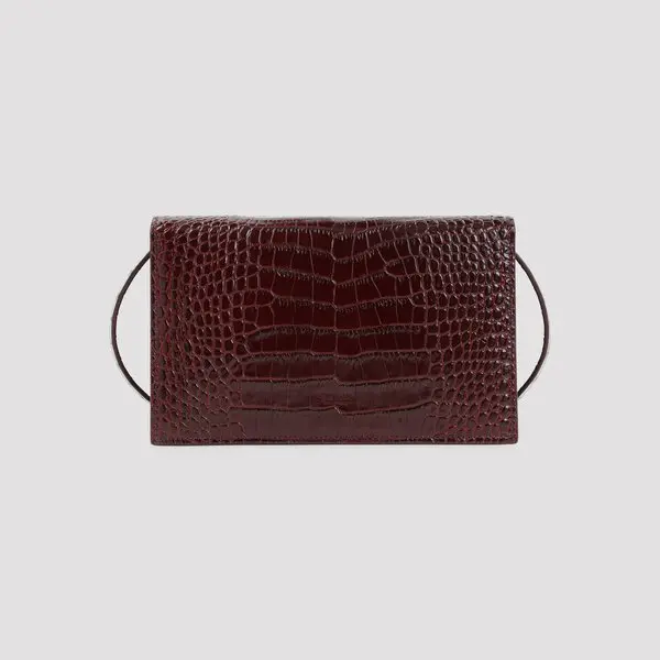 TOM FORD Croc Effect Mini Bag - Red