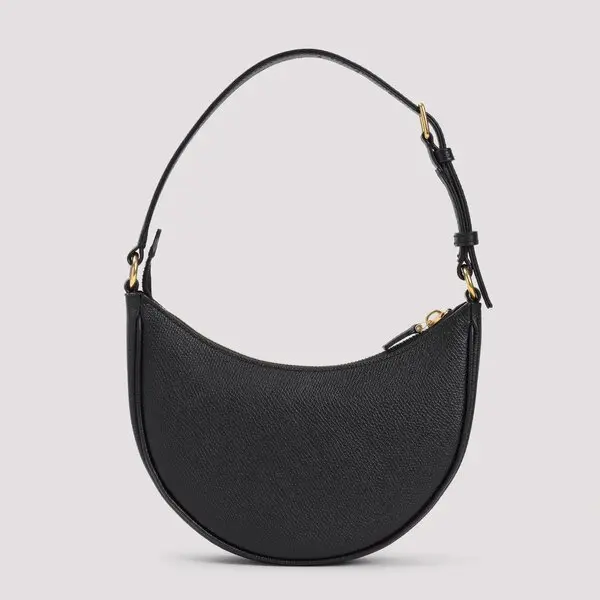 Valentino Garavani Mini Hobo V Logo Signature Handbag - Black