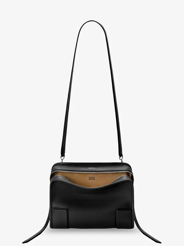 Loewe Amazona 180 Leather Handbag - Black