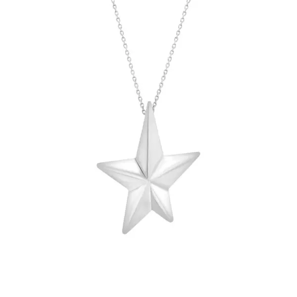 ROSEATE JEWELRY Angela Cummings Collection Star Pendant Necklace - Silver
