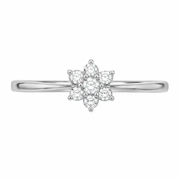 ARTISAN 18k Gold Diamond Floral Cluster Ring