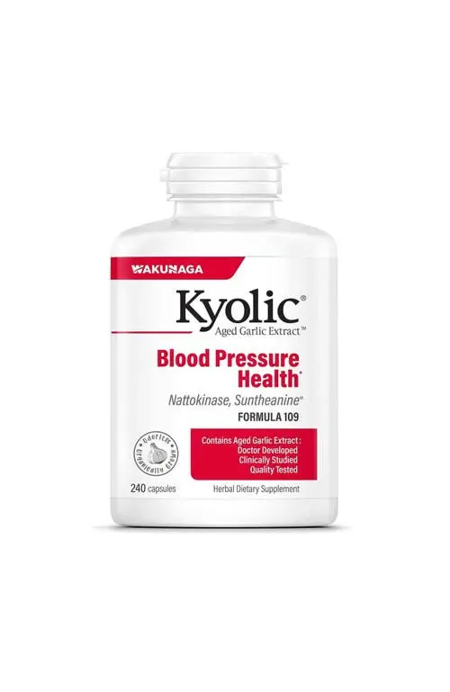 KYOLIC Aged Garlic Extract Formula 109, Blood Pressure Health