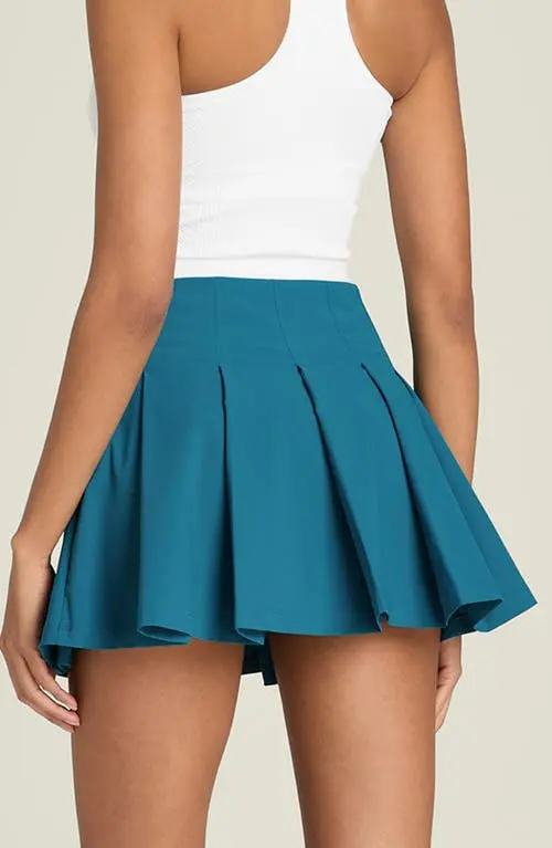 Wilson Pleated Performance Miniskort With Integrated Shorts