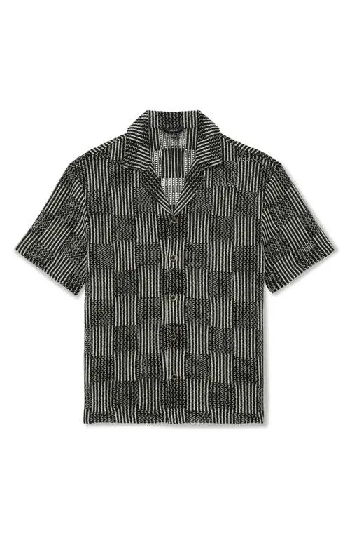 REISS Carlos Striped Polo