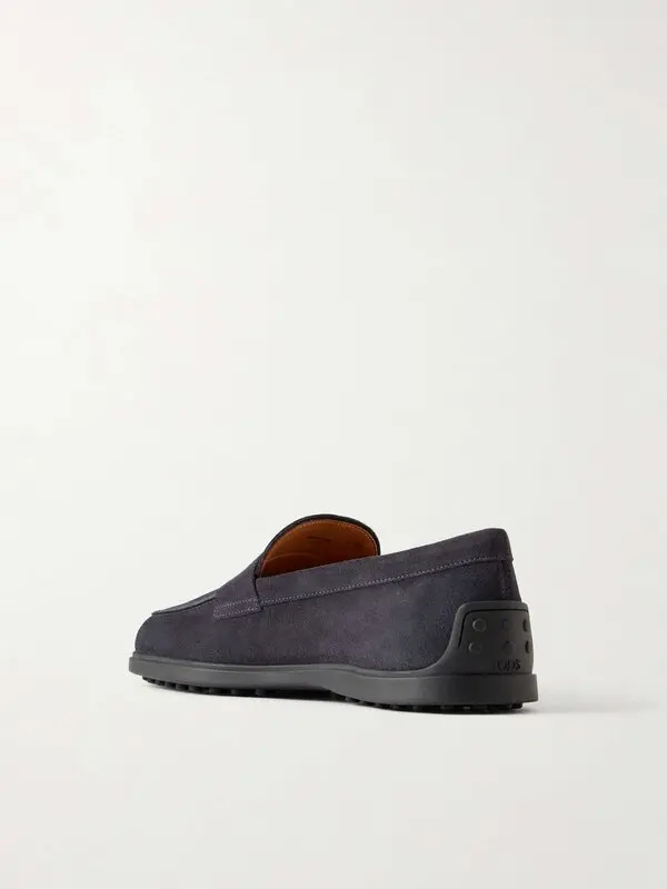 TOD'S Suede Penny Loafers