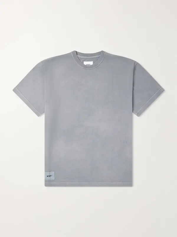 WTAPS® Logo-appliquéd Cotton-jersey T-shirt