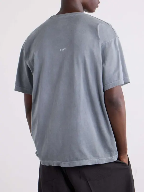 WTAPS® Logo-appliquéd Cotton-jersey T-shirt