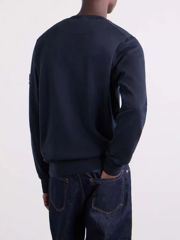 Stone Island Garment-dyed Cotton-fleece Sweatshirt