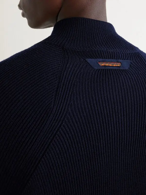 Sease Virgin Wool And Shell Bomber Jacket