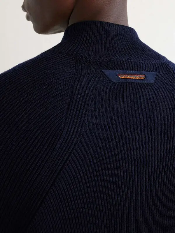Sease Virgin Wool And Shell Bomber Jacket
