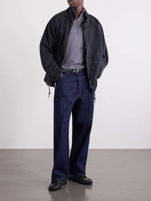 SLOWEAR Zanone Flexwool Half-zip Sweater