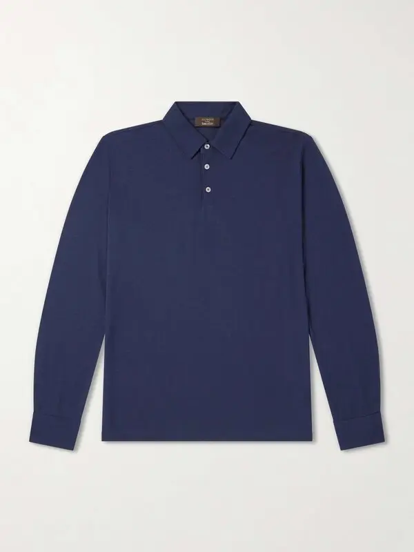 SLOWEAR Zanone Slim-fit Icecotton Piqué Polo Shirt