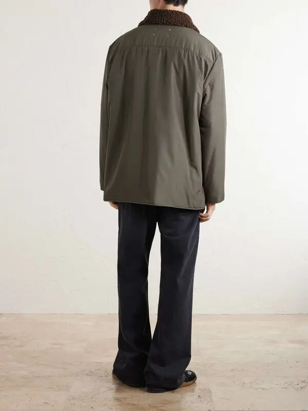 MAISON MARGIELA Hunting Plush-trimmed Shell Jacket