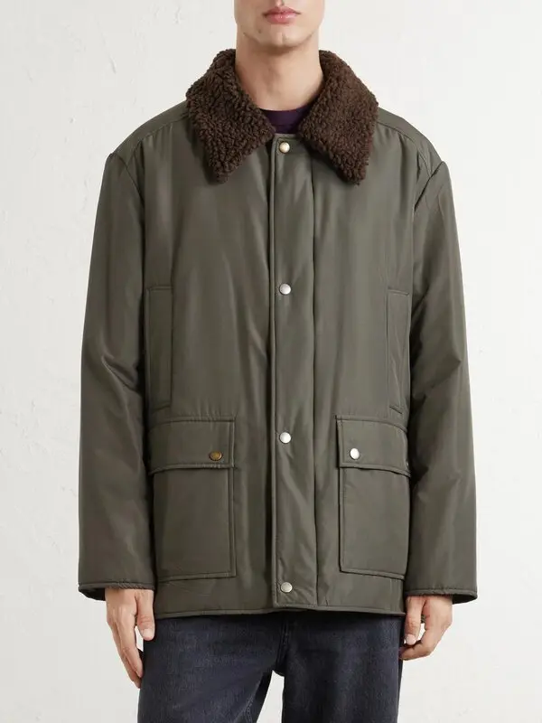 MAISON MARGIELA Hunting Jacket With Plush Trim