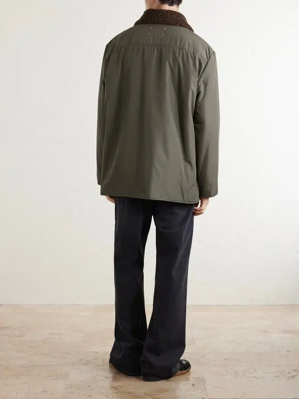 MAISON MARGIELA Hunting Jacket With Plush Trim