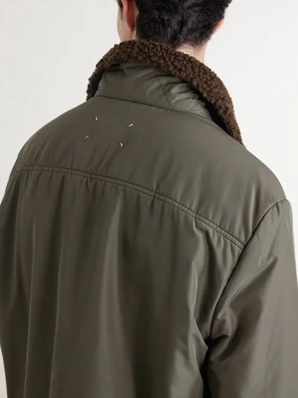 MAISON MARGIELA Hunting Jacket With Plush Trim