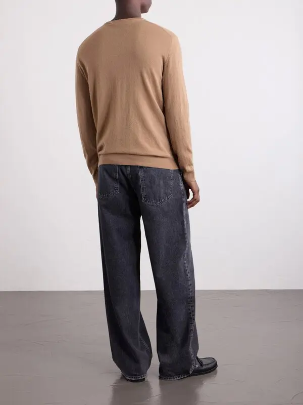 SLOWEAR Zanone Cashmere-blend Crew Neck Sweater