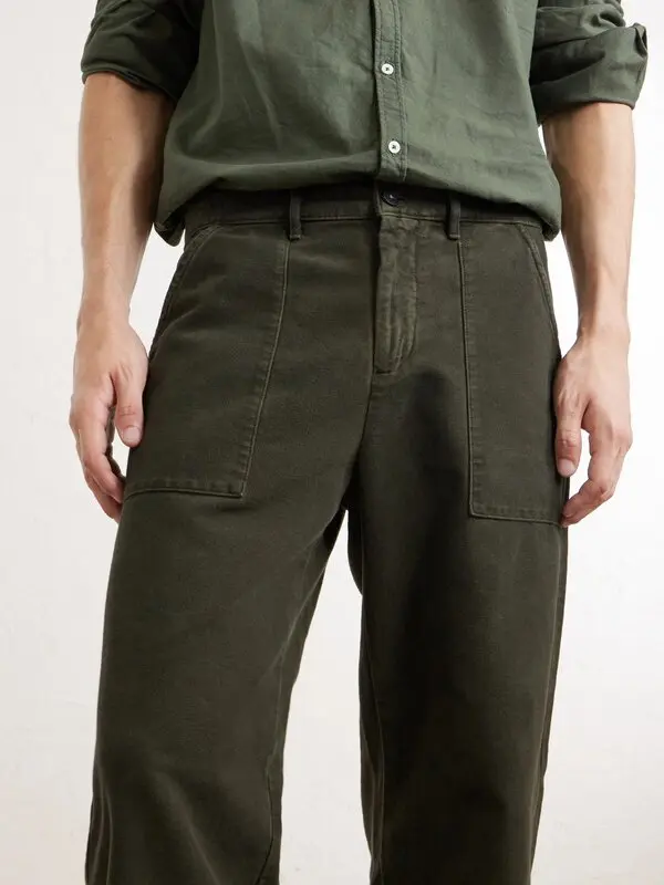 Massimo Alba New Ragata Straight-leg Brushed Cotton Trousers