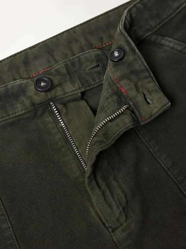 Massimo Alba New Ragata Straight-leg Brushed Cotton Trousers