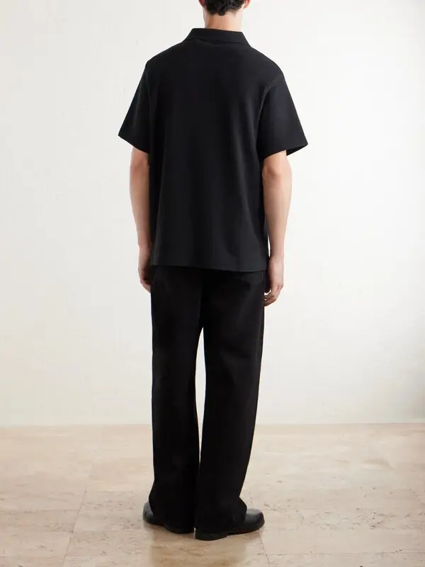 FRAME Cotton-piqué Polo Shirt