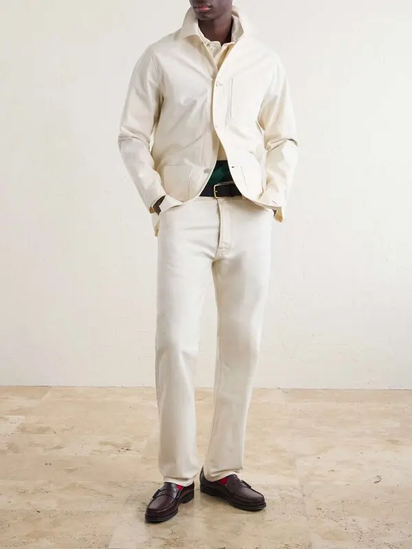 DRAKE'S Denim Overshirt
