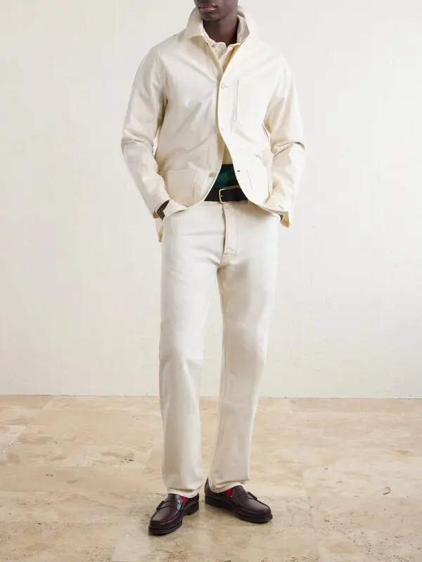 DRAKE'S Denim Overshirt
