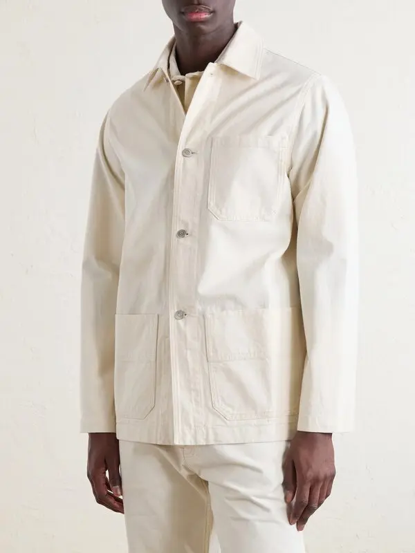 DRAKE'S Denim Overshirt