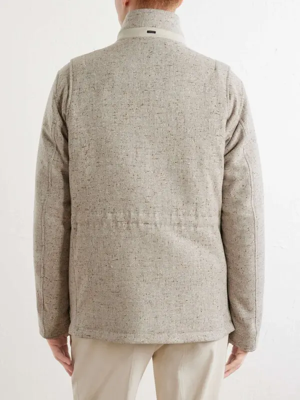 Herno Virgin Wool-tweed Field Jacket