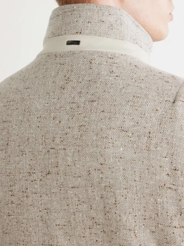 Herno Virgin Wool-tweed Field Jacket