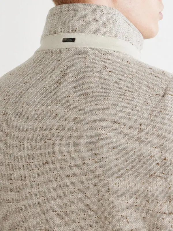 Herno Virgin Wool-tweed Field Jacket