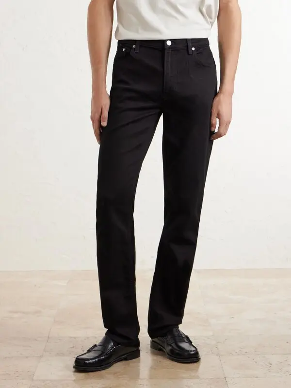 FRAME Modern Straight-leg Jeans - Black