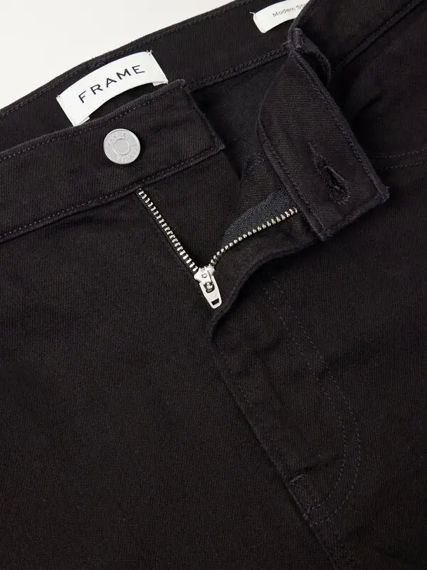 FRAME Modern Straight-leg Jeans - Black