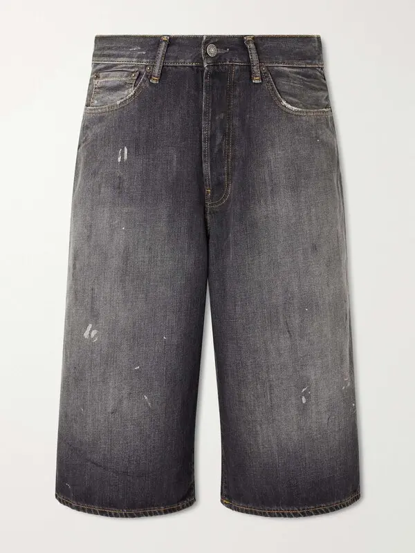 Acne Studios Cotton Denim Shorts
