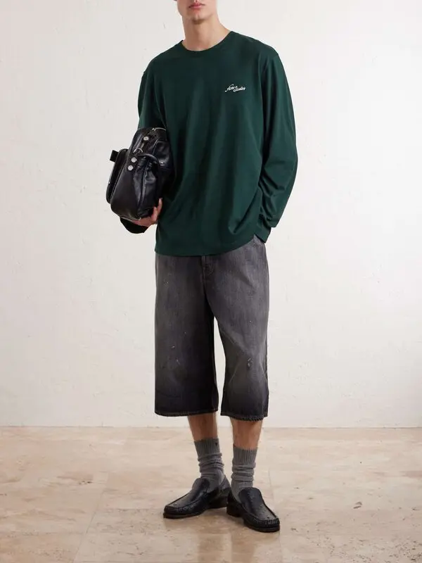 Acne Studios Cotton Denim Shorts