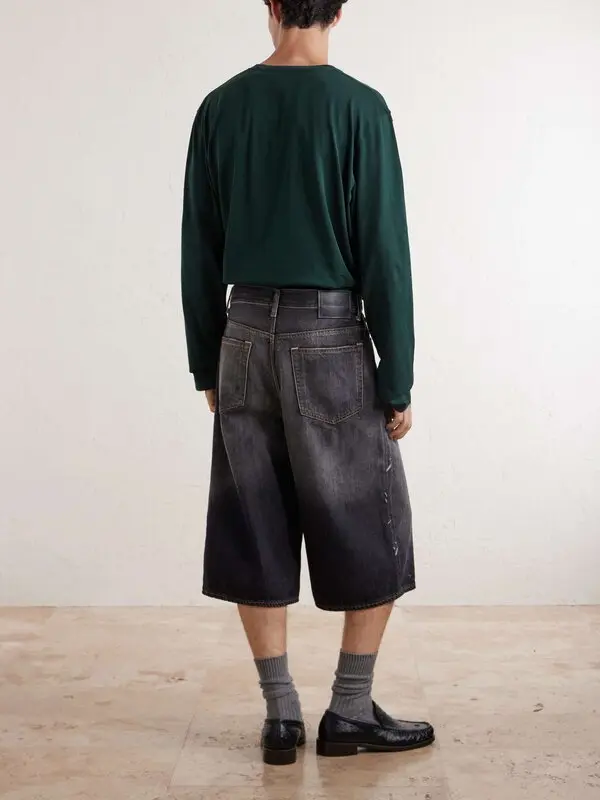 Acne Studios Cotton Denim Shorts