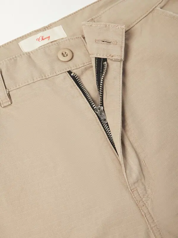 CHERRY LOS ANGELES Wide-leg Cotton Cargo Shorts