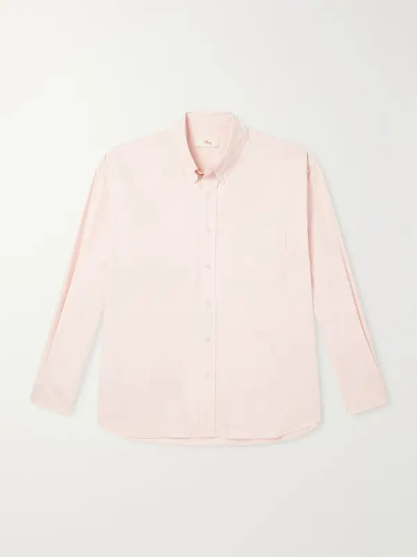 CHERRY LOS ANGELES Button-down Cotton-poplin Shirt