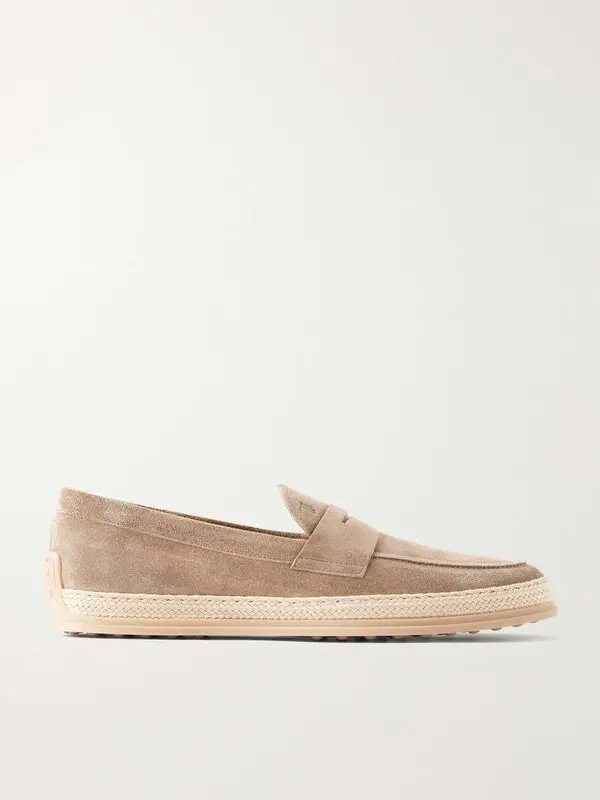 TOD'S Suede Espadrilles